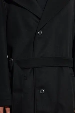 Yohji Yamamoto Wool Hooded Coat