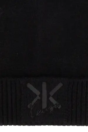 Kenzo Beanie With Embroidered Logo