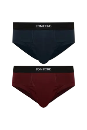 TOM FORD Two-pack Logo Briefs - Multicolour