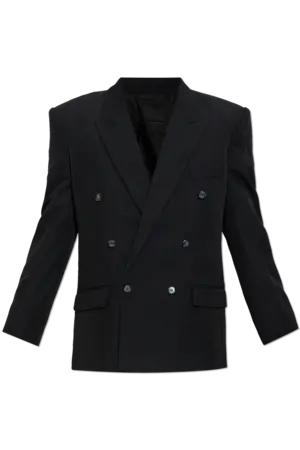 WILLY CHAVARRIA Wool Jacket ‘manuel - Black