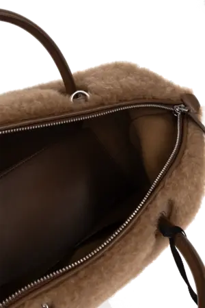 Max Mara Fur Logo Bag