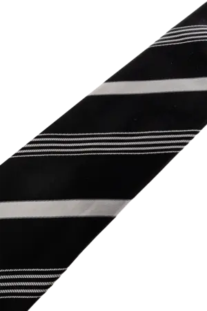SONG FOR THE MUTE Playground’ Silk Tie - Black