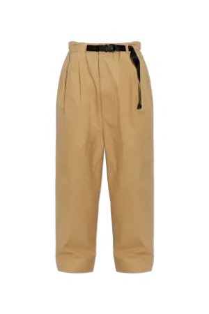 Comme Des Garçons Cotton Trousers - Brown