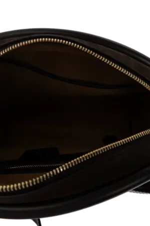 Max Mara Suede Shoulder Bag With Logo