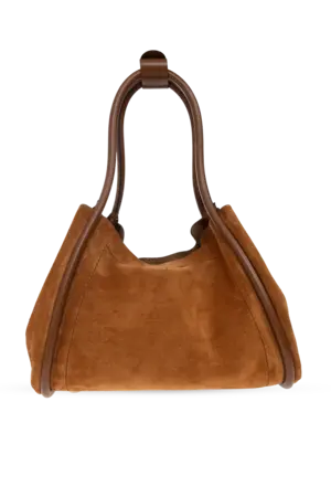 Max Mara Suede Tote Bag ‘marine - Brown