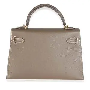 Hermès Etoupe Epsom Sellier Kelly Ii 20 Ghw