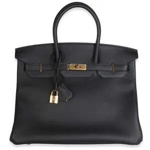 HERMÈS Black Togo Birkin 35 GHW