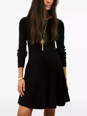 Ba&sh Paola Ribbed-knit Mini Dress