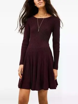 Ba&sh Paola Ribbed-knit Mini Dress