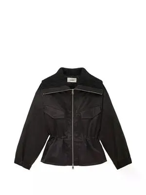 Ba&sh Indra Ribbed-collar Jacket - Black