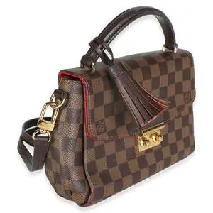 LOUIS VUITTON Damier Ebene Canvas Croisette - Brown