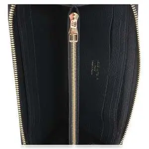 LOUIS VUITTON Beige Giant Monogram Empreinte Zippy Wallet