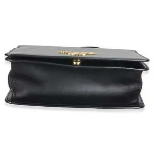 Prada Saffiano Logo Chain Flap Bag