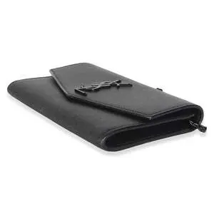 Saint Laurent Grain De Poudre Uptown Chain Wallet