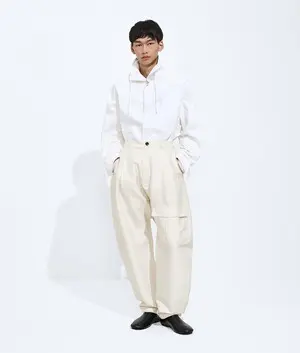 Bottega Veneta Cotton And Silk Pants