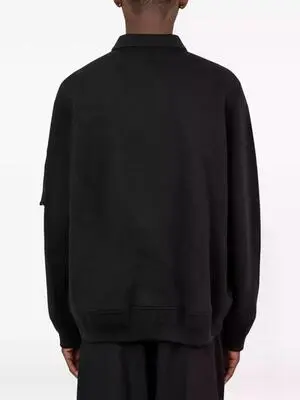 Sacai Quarter-zip Utility Polo Shirt