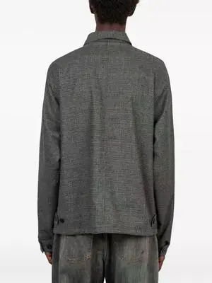 ANOTHER ASPECT 3.0 Check Zip-up Shirt Jacket