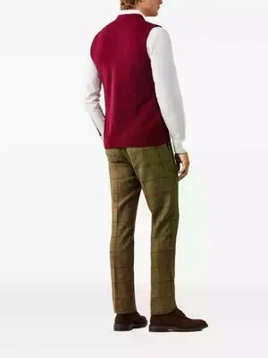 HACKETT  V-neck Button-up Vest