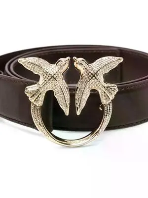 Pinko Love Birds Crystal-embellished Belt