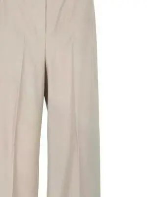 Marella Elasticated-waistband Pressed-crease Trousers