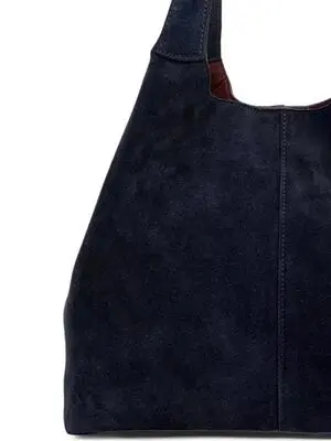COCCINELLE Suede Leather Tote Bag
