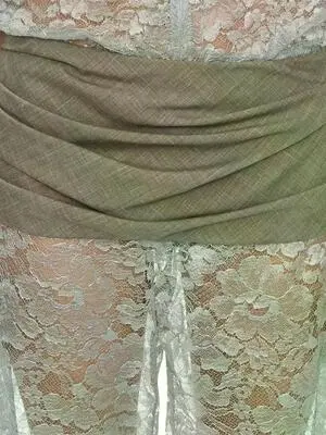 Christopher Esber Lace Cummerbund Shorts - Grey