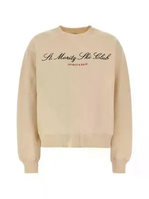Sporty & Rich St. Moritz Ski Club Logo-print Sweatshirt