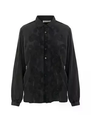 MAISON HOTEL Petra Embroidered Shirt - Black