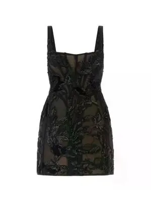 Costarellos Elitta Sequin-embellished Tulle Mini Dress