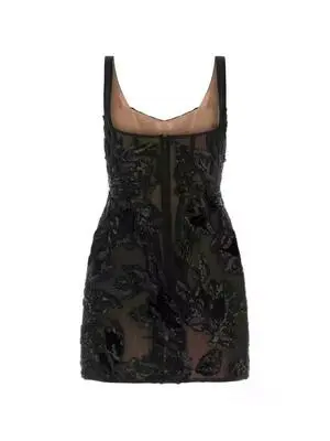 Costarellos Elitta Sequin-embellished Tulle Mini Dress