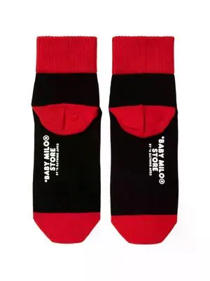 A BATHING APE Baby Milo Graphic-print Ankle Socks