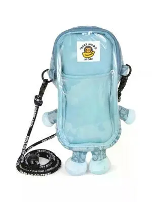 A BATHING APE Monogram Phone Bag - Blue