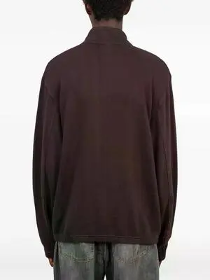 ANOTHER ASPECT 3.0 Ribbed Zip-up Sweatshirt