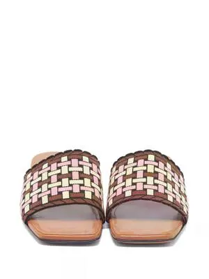 Marni Woven Knit Slides - Multicolour