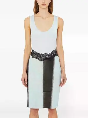 Christopher Esber Lace-trimmed Mini Dress