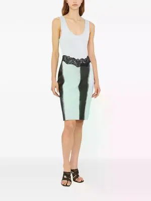 Christopher Esber Lace-trimmed Mini Dress