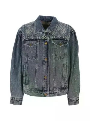 MAISON HOTEL Ryder Embroidered Denim Jacket