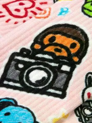 A BATHING APE Baby Milo And Friends Graphic-print Socks
