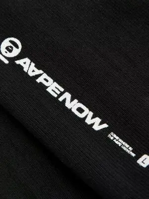 AAPE BY *A BATHING APE Moonface Logo Socks