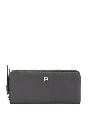 AIGNER Paola Logo-plaque Zip-around Wallet - Grey
