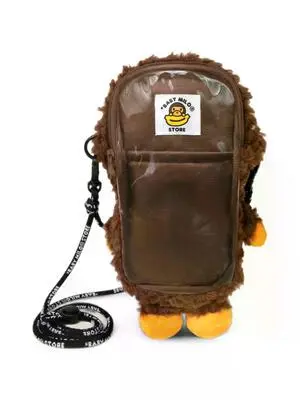A BATHING APE Baby Milo Plush Crossbody Bag