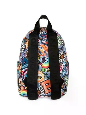 A BATHING APE Small Baby Milo All-over Print Backpack - Blue