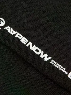 AAPE BY *A BATHING APE Aapenow Logo-embroidered Socks