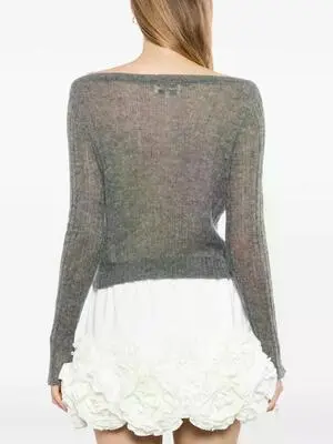 SHUSHU/TONG Floral Embellished Cardigan