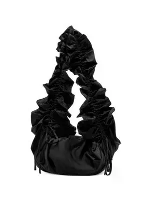 OPÉRASPORT Shirley Ruched Silk Tote Bag