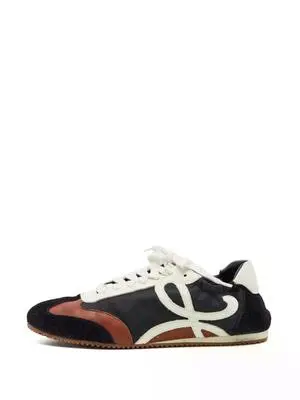 Loewe Leather Panelled Sneakers