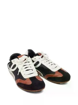 Loewe Leather Panelled Sneakers