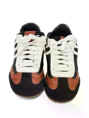 Loewe Leather Panelled Sneakers