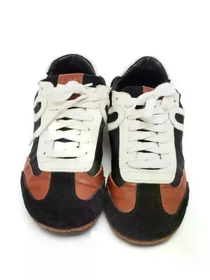 Loewe Leather Panelled Sneakers