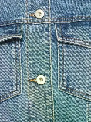 Loewe Anagram Laser-cut Denim Jacket